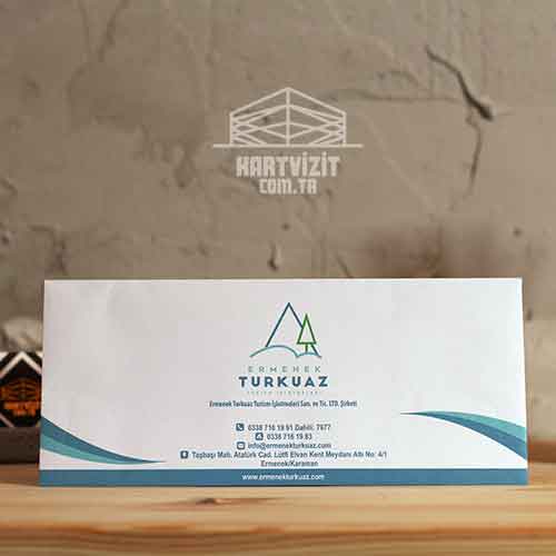 Zarf Tasarımları - Orange Logolu | Baskı ve Tasarım Hizmeti