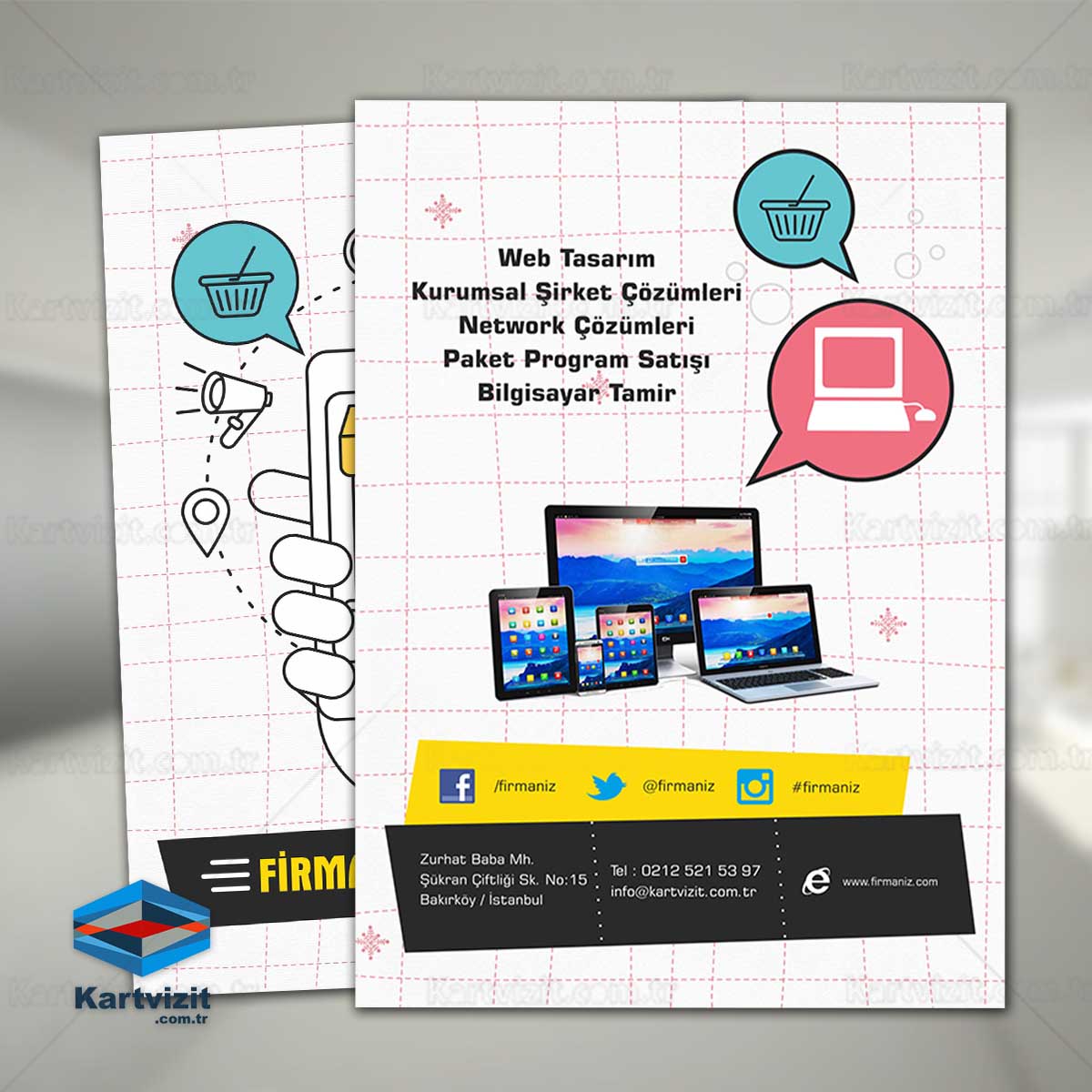 Bilgisayar Broşür | Baskı ve Tasarım Hizmeti